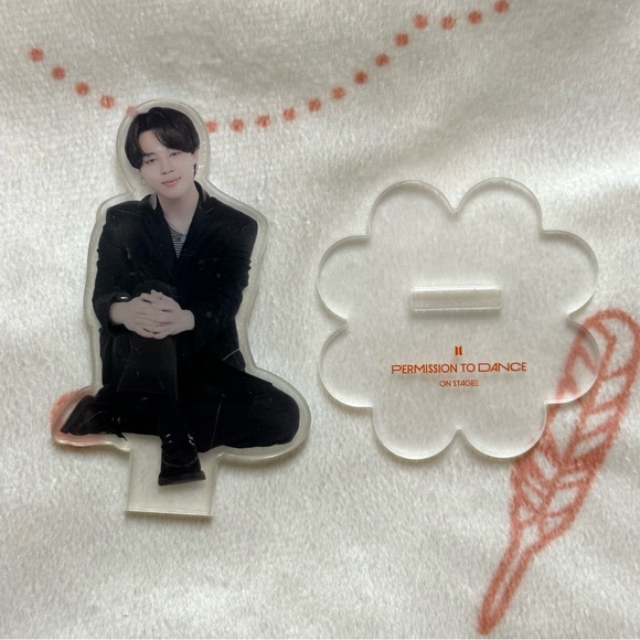 Other | Bts Jimin Permission To Dance Lucky Draw Acrylic Stand | Poshmark